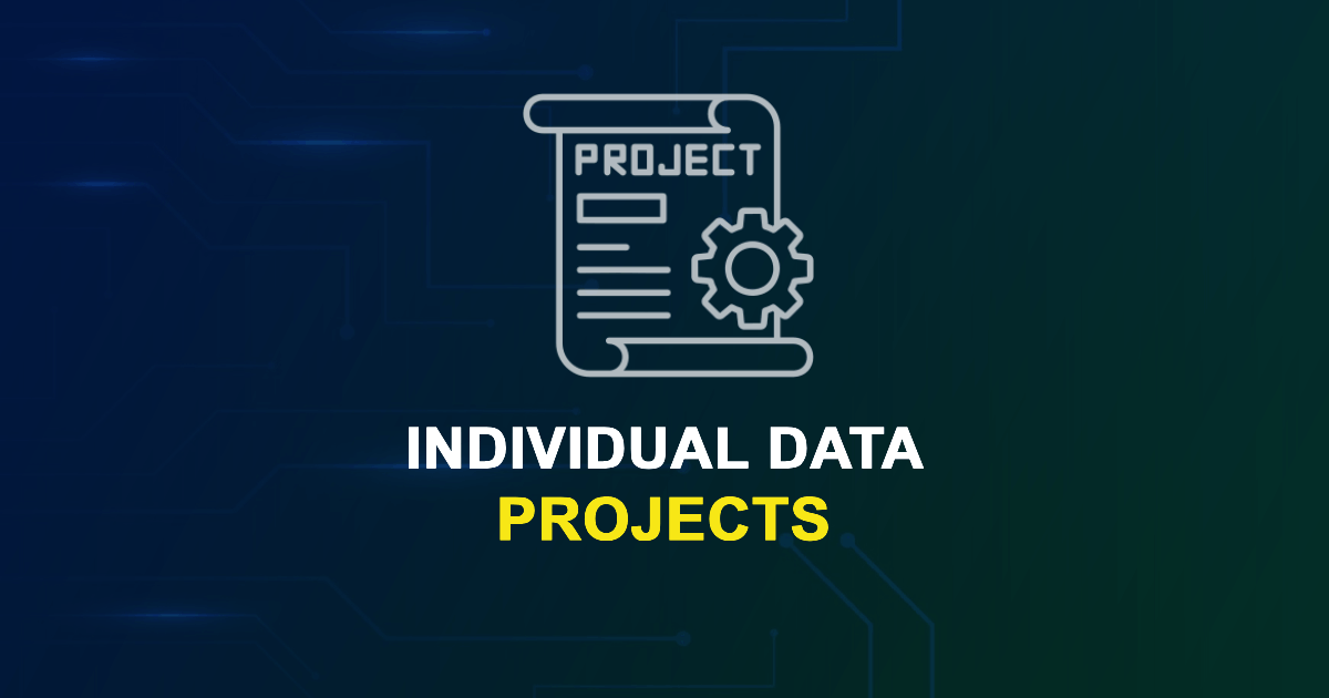 Individual Data Projects with Source Code for Final Year - UniPhD