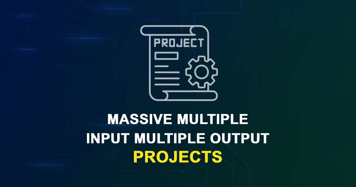 Massive Multiple Input Multiple Output Projects and Research Topics ...