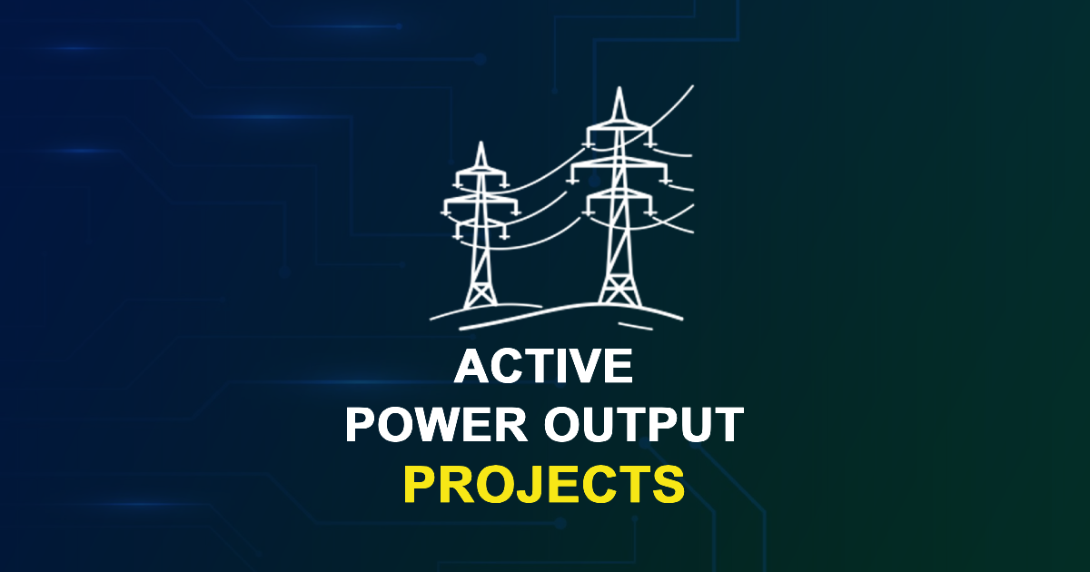 Active Power Output Projects for MTech, MS & PhD Students - UniPhD
